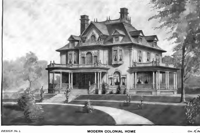 1900 Colonial Revival - Greenville, AL (George F. Barber) - Old House ...