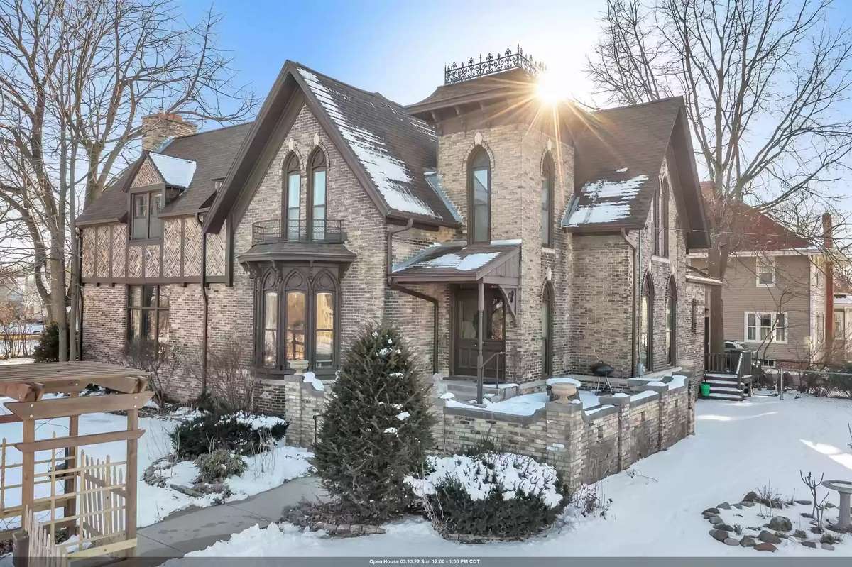 1863 Gothic Revival/1931 Tudor Revival in Manitowoc, WI - Old House Dreams