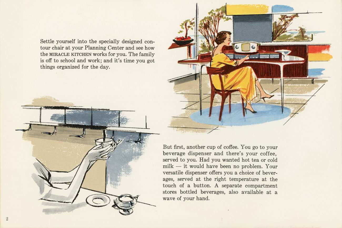 1957 Flash Back: The RCA Whirlpool Miracle Kitchen - Old House Dreams