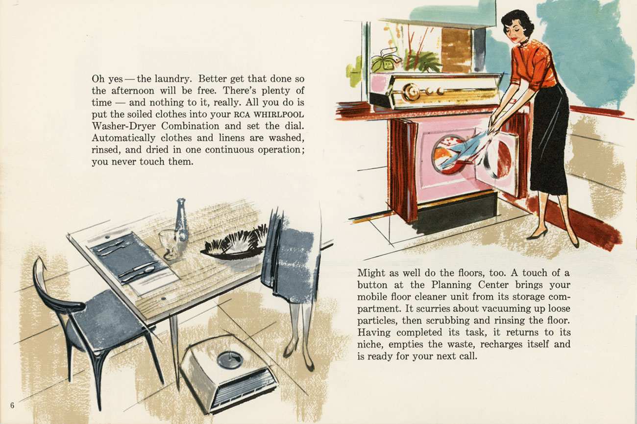 1957 Flash Back: The RCA Whirlpool Miracle Kitchen - Old House Dreams