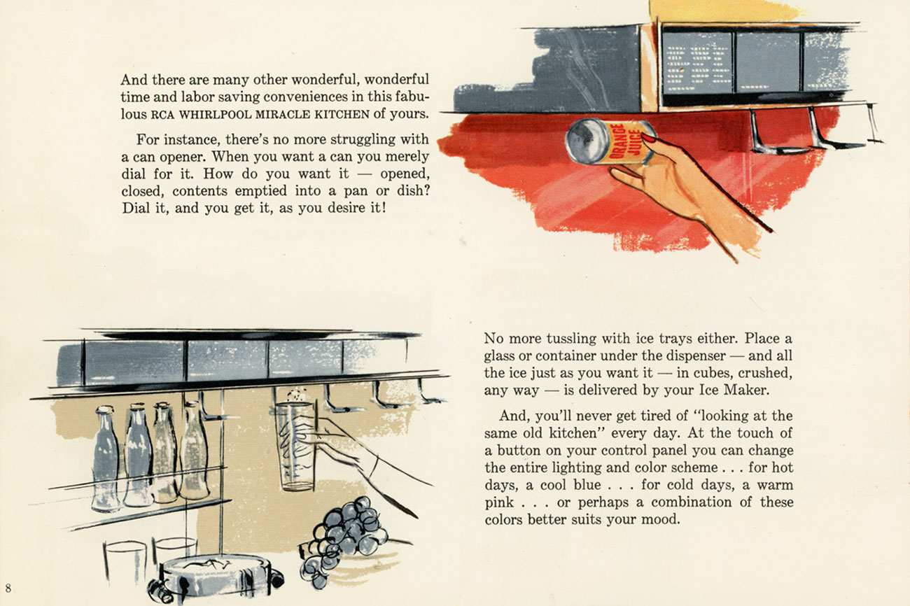 1957 Flash Back: The RCA Whirlpool Miracle Kitchen - Old House Dreams