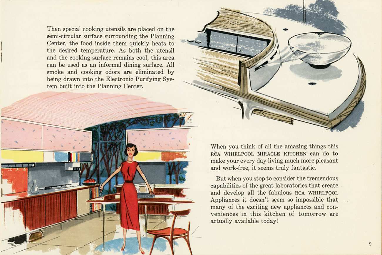 1957 Flash Back: The RCA Whirlpool Miracle Kitchen - Old House Dreams