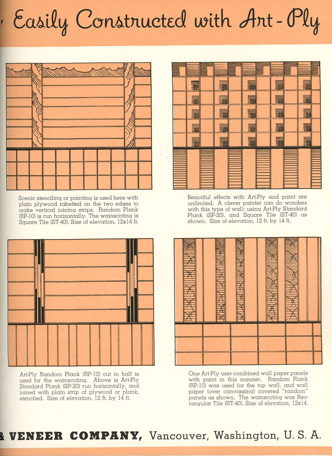 Flash Back: Art-Ply For Modern Interiors, 1938 - Old House Dreams
