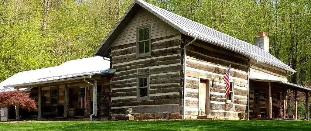 Antique Log Homes In Ohio NC Mountain Log Cabin Nestled In The Woods